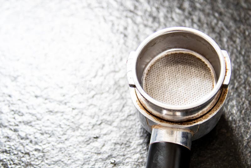 Filter Holder for Espresso Coffee Machine with Empty Tank. Italian ...