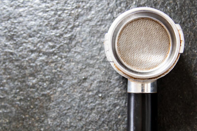 Filter Holder for Espresso Coffee Machine with Empty Tank. Italian ...