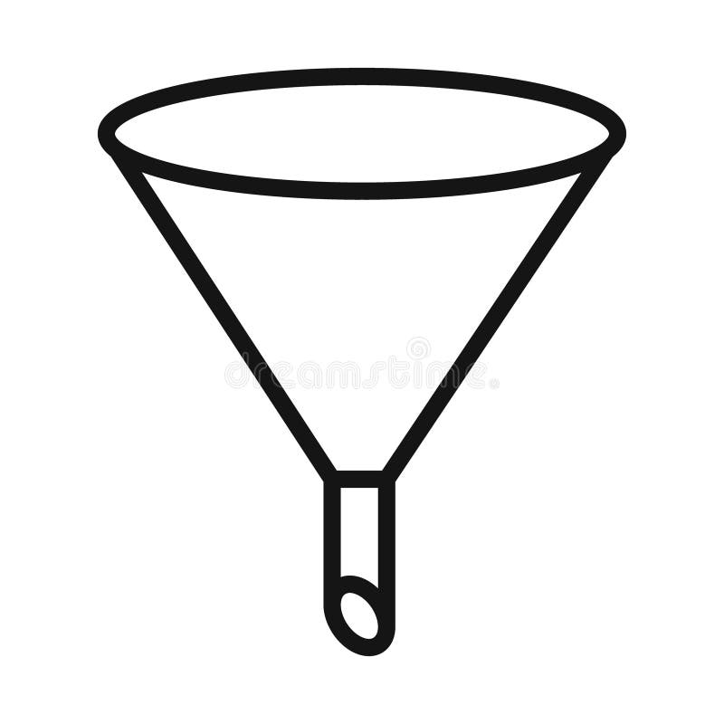 Custom Filter Icon Ideal for Personalization and Preferences Stock ...