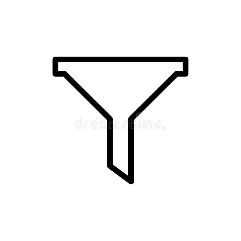 Filter Icon Flat Vector Template Design Trendy Stock Vector ...