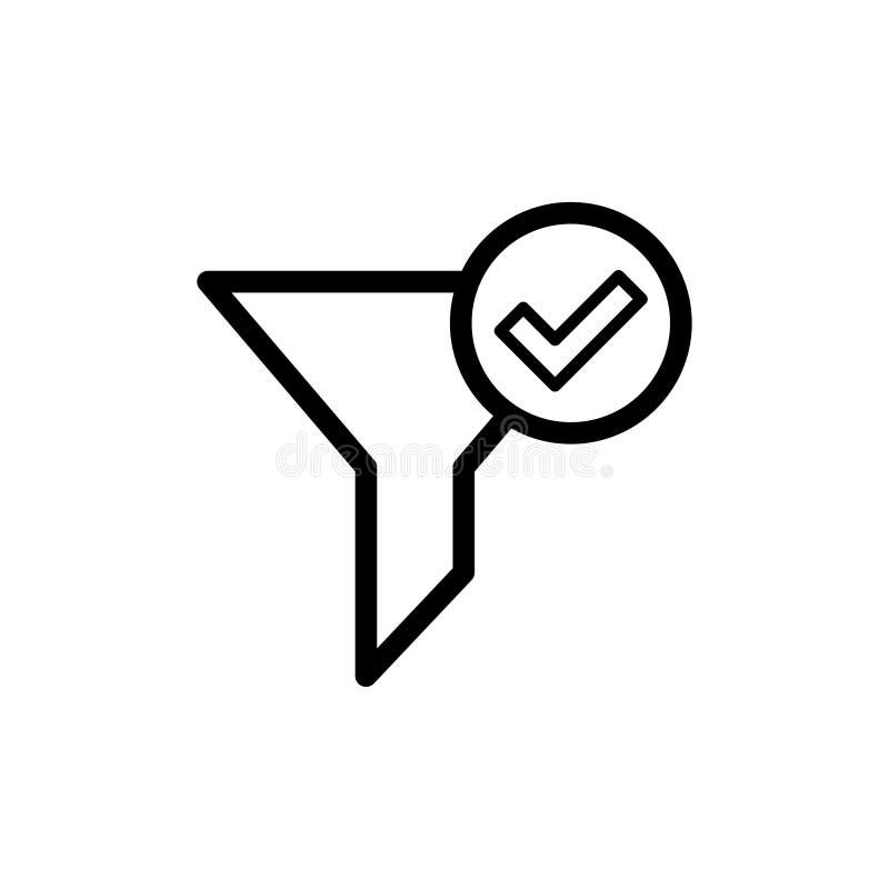 Filter Icon Flat Vector Template Design Trendy Stock Vector ...