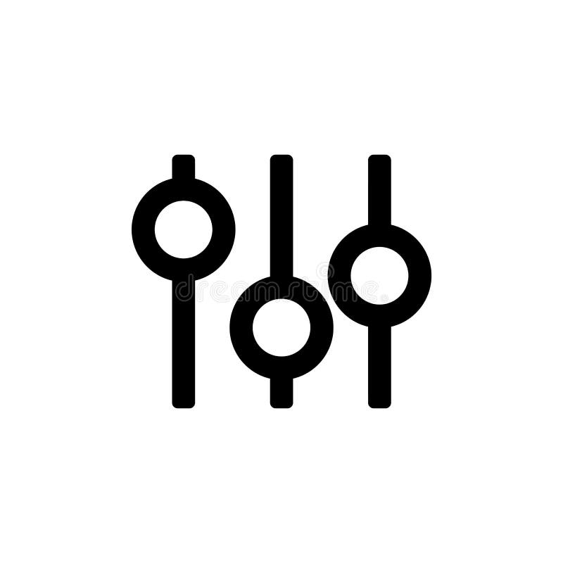 Filter Icon for Simple Flat Style Ui Design Stock Vector - Illustration ...