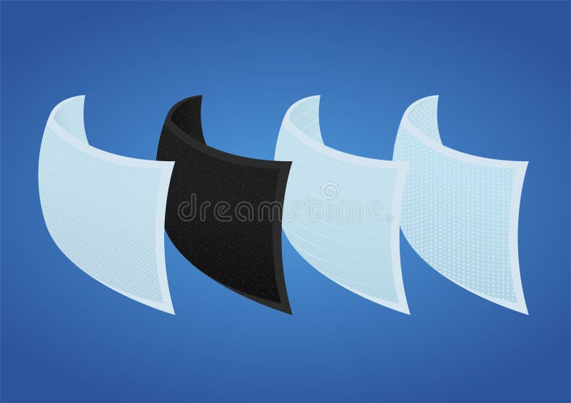 Filter Layer Vector / Protective Pm 2.5 Mask / Virus and Bacteria ...