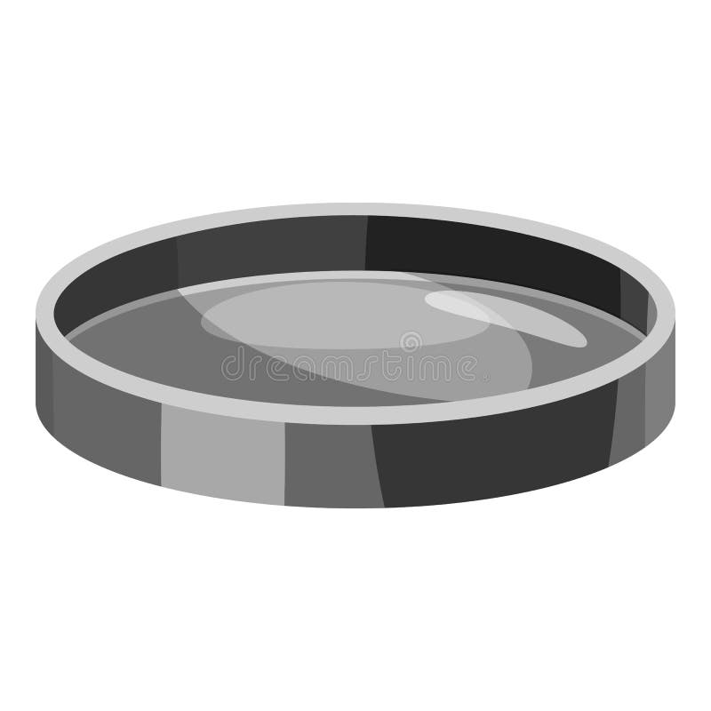 Filter Lens Icon, Gray Monochrome Style Stock Illustration ...