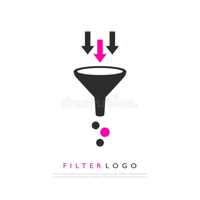 Filter logo stock vector. Illustration of fluid, filter - 174076460