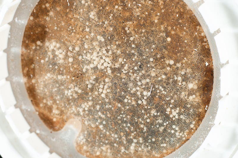 Filter Material for Water Filter Against Organic Pollution Stock Image ...