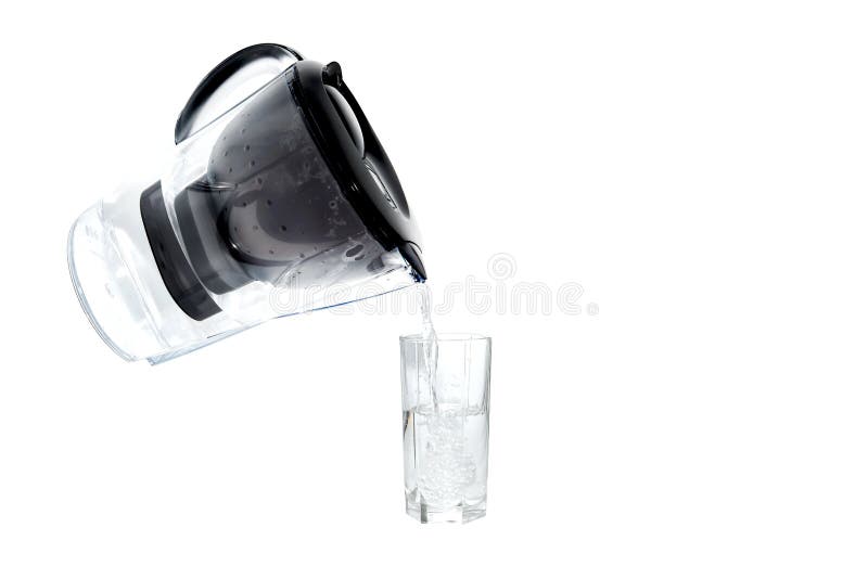 Filter for Purification of Drinking Water from Impurities on a White ...