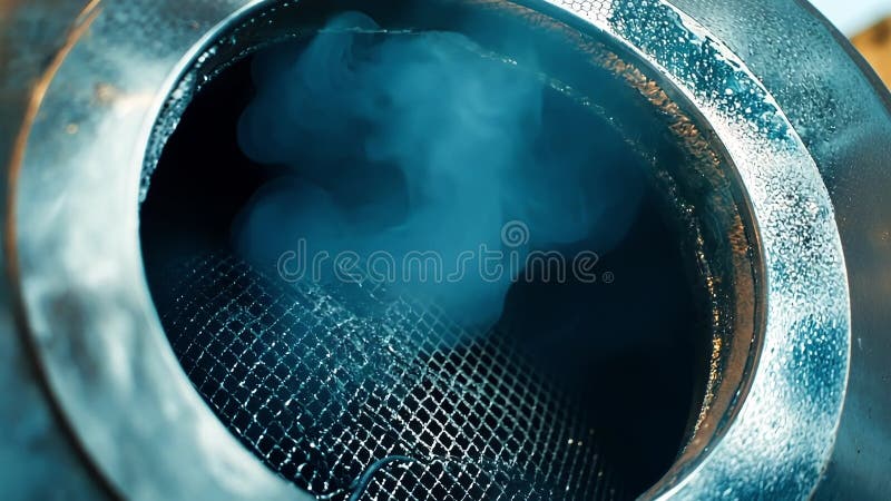 A Filter System in a Manufacturing Facilitys Exhaust Duct Capturing ...