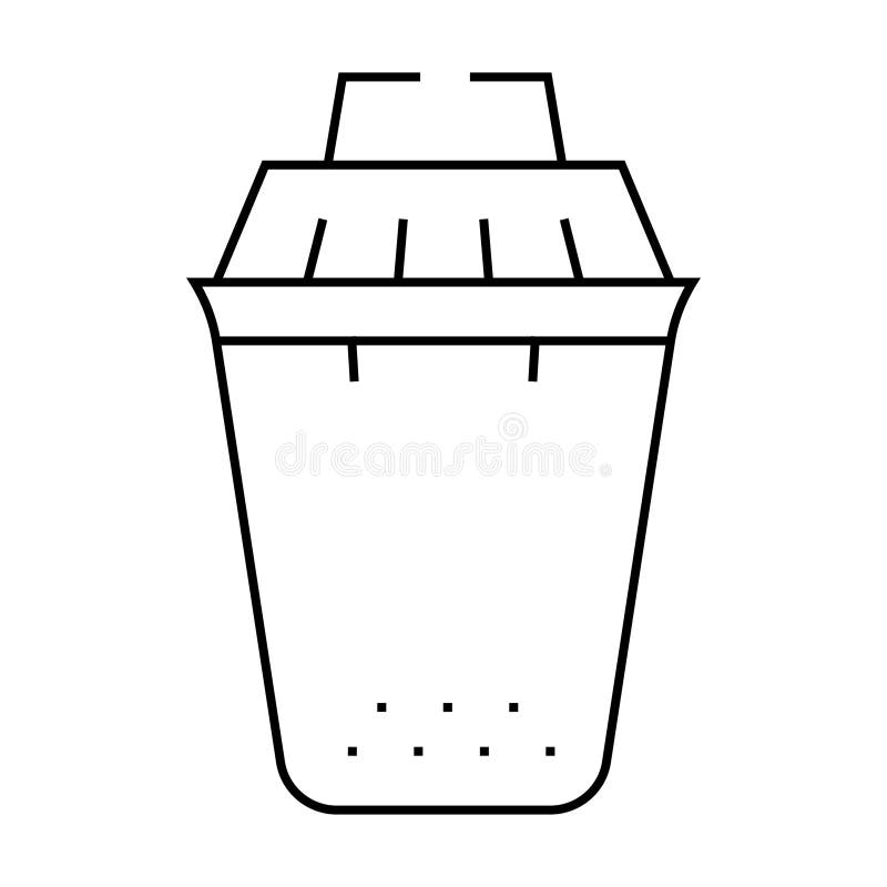Filter Tool Line Icon Vector Black Illustration Stock Illustration ...