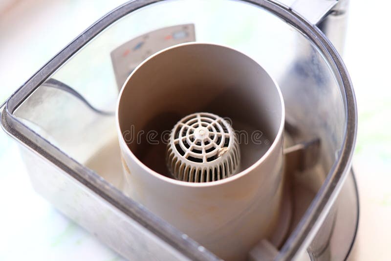 A Filter from a Vacuum Cleaner in a Plastic Container Stock Image ...