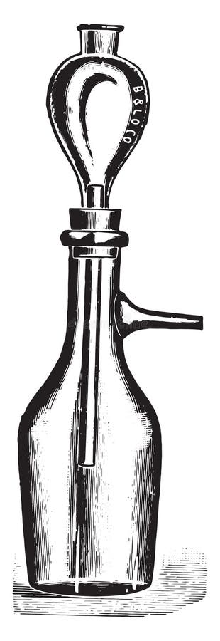 Filter, vintage engraving stock vector. Illustration of kitasato ...