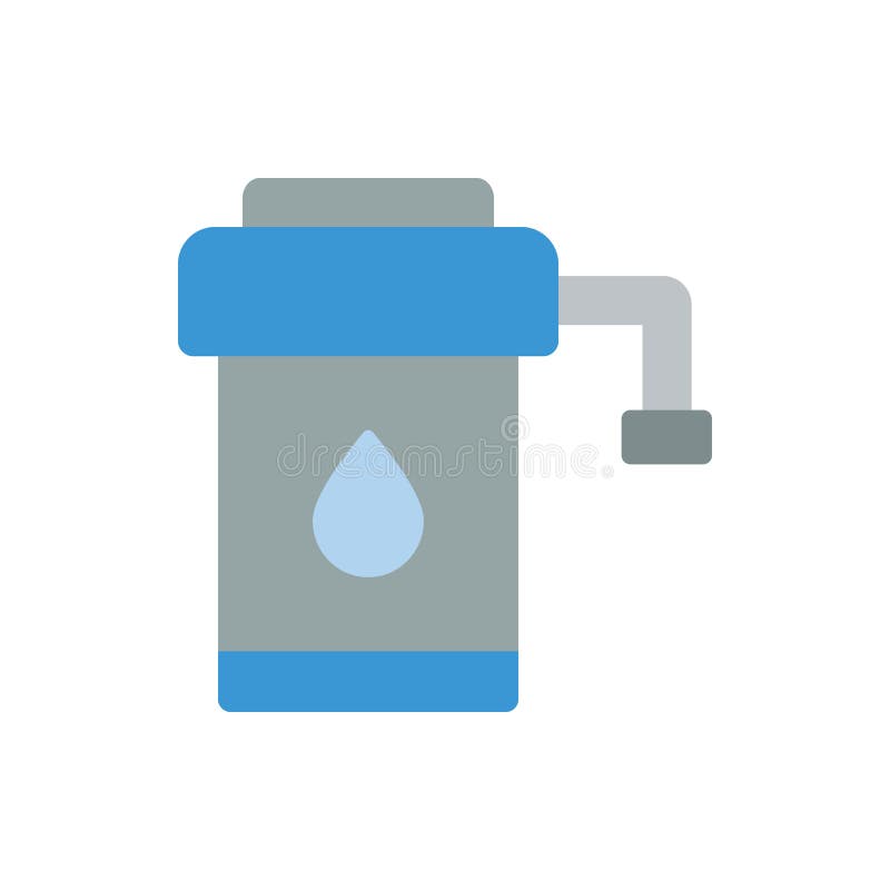 Filter, Water Icon. Simple Color Vector Elements of Aqua Icons for Ui ...