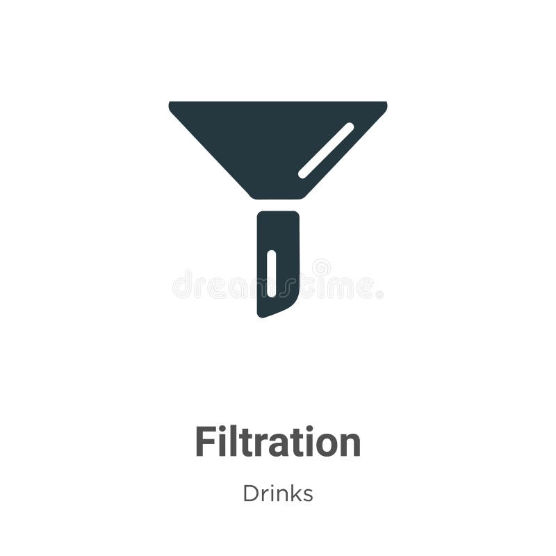 Filtration Icon In Filled, Thin Line, Outline And Stroke Style. Vector ...