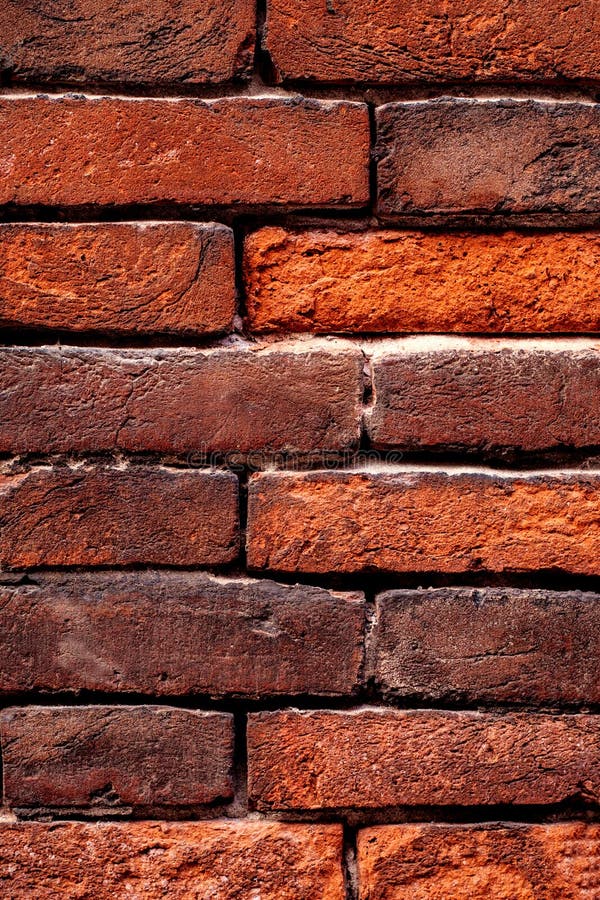 Fim Do Fundo Da Parede De Tijolo Vermelho Acima Backd Textured Vintage