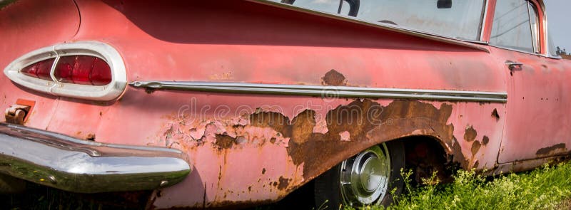 Fin of a car stock photo. Image of rusted, bumper, chrome - 69906540