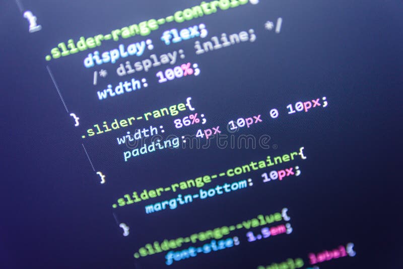 Fin De Code Du Thème Wordpress Photo stock - Image du application, code ...