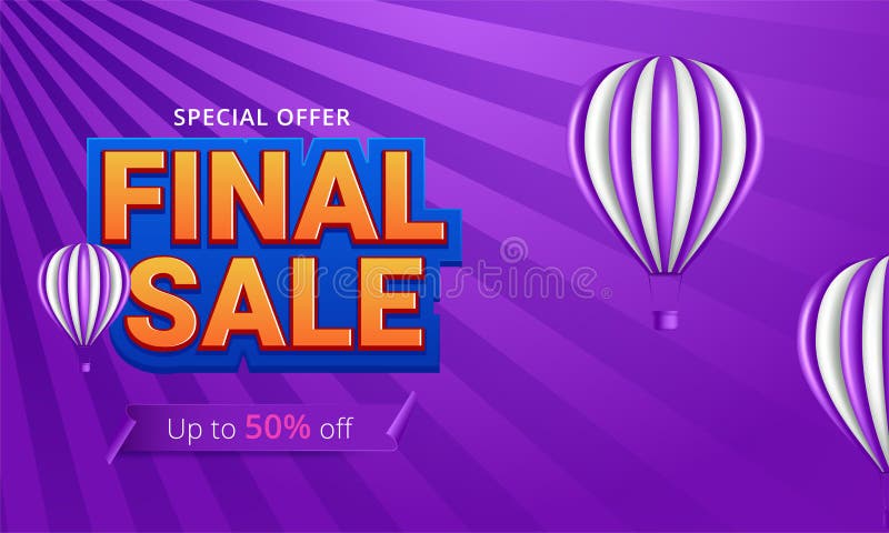 Final Banner Template Background Stock Vector - Illustration of layout ...