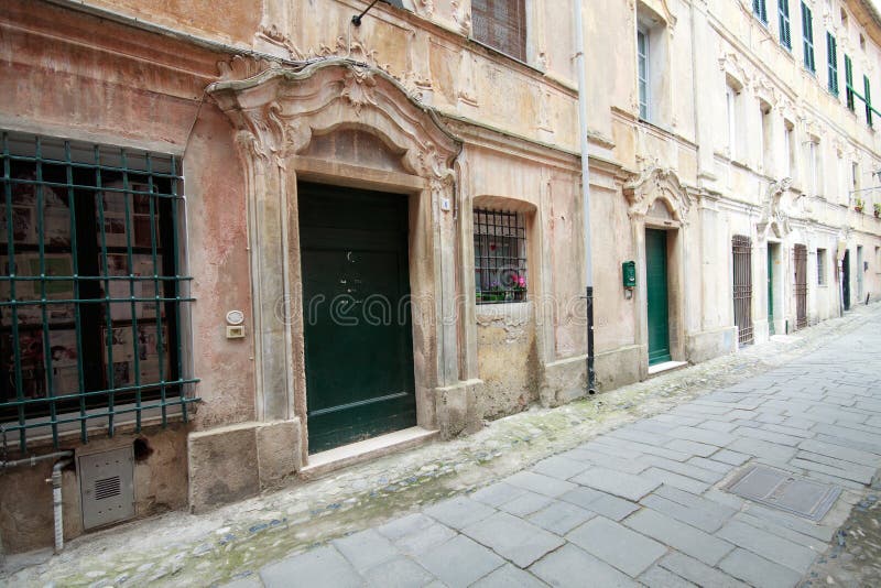 Final Borgo stock image. Image of ligure, entrance, exterior - 53380813