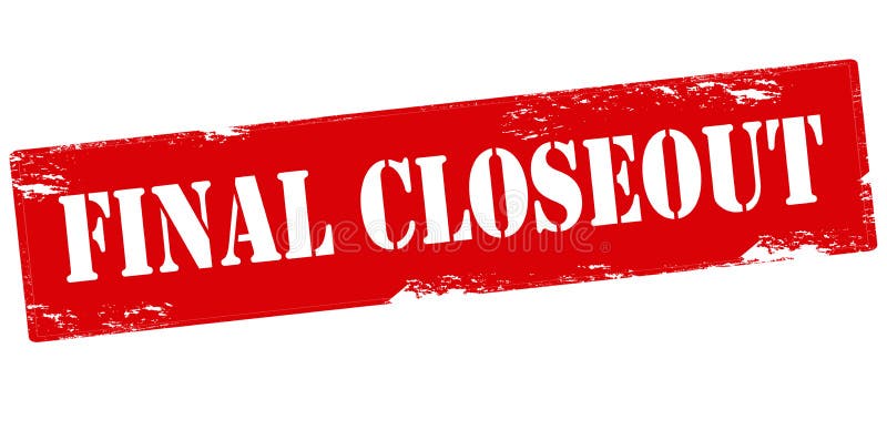 Closeout stock illustration. Illustration of grunge, grungy - 92111208