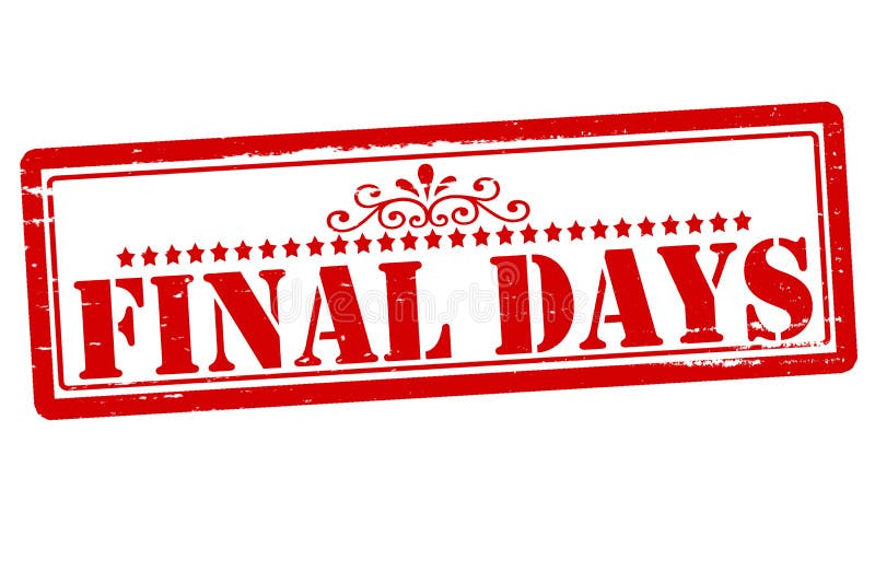 Final Days Stock Illustrations – 300 Final Days Stock Illustrations ...