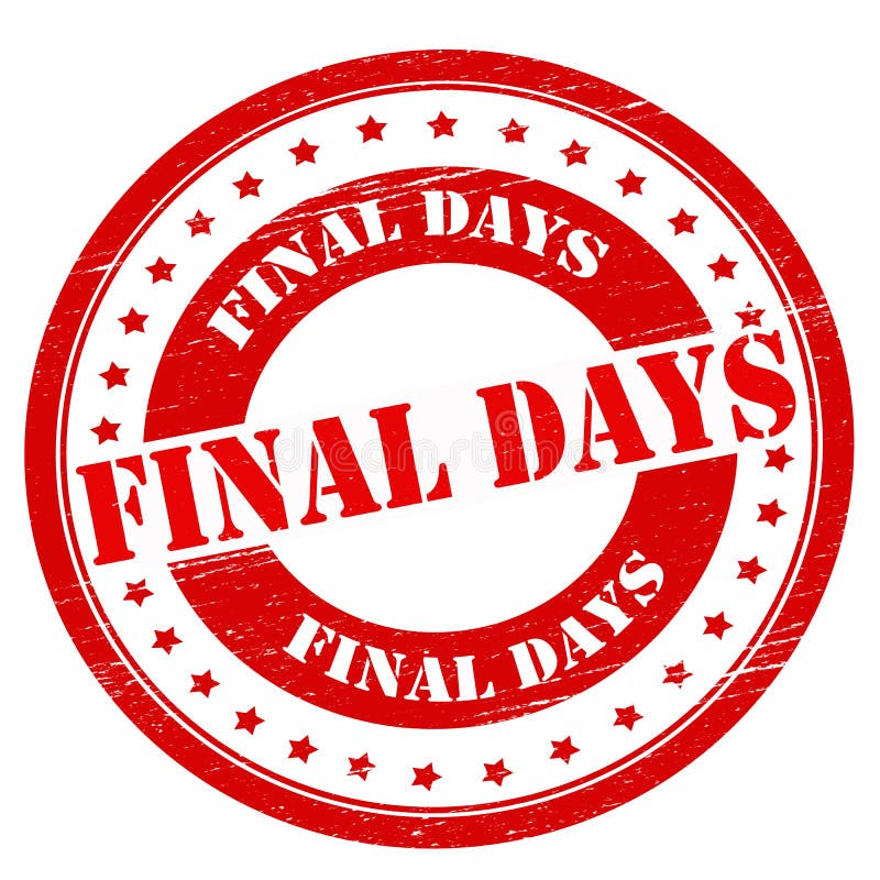 Final Days Stock Illustrations – 300 Final Days Stock Illustrations ...