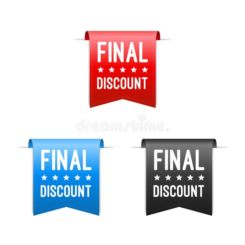 Final Discount Labels stock vector. Illustration of offer - 199091468