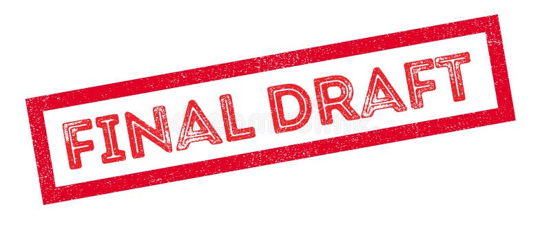 Final Draft rubber stamp stock illustration. Illustration of letter ...