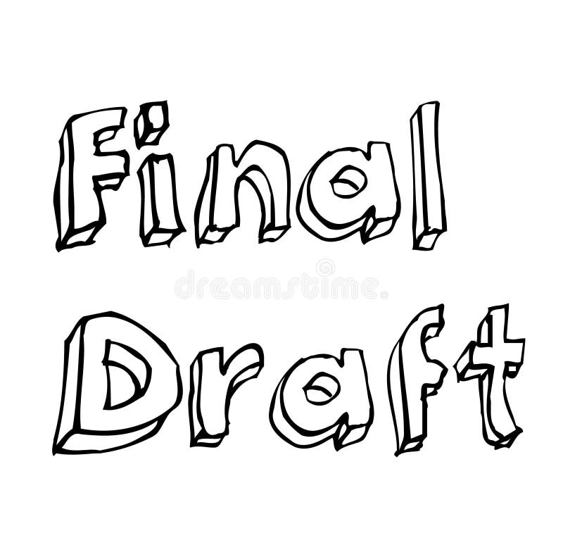 Final Draft Stock Illustrations – 205 Final Draft Stock Illustrations ...