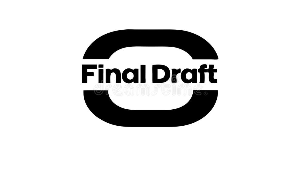 Final Draft Typography Showcasing Iconic Design Elements for Creative ...