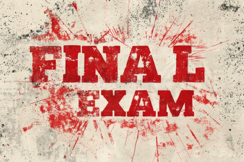 Final Exam Seal Print stock illustration. Illustration of stamp - 316049319