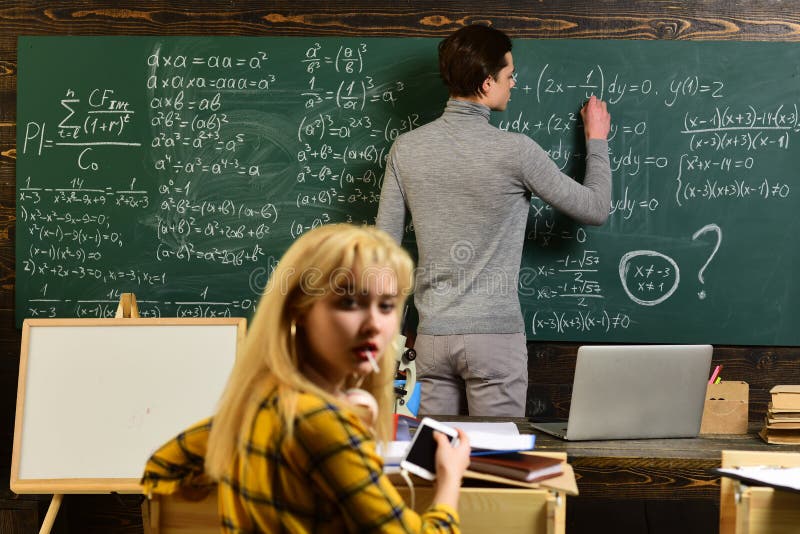 Final Exam Test in University Students Study for Examination in ...