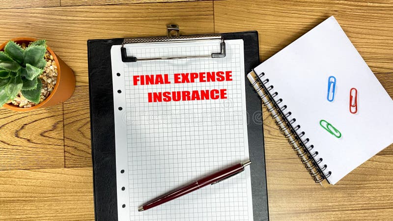 Final Expense Insurance Writing Concept Stock Photos - Free & Royalty ...