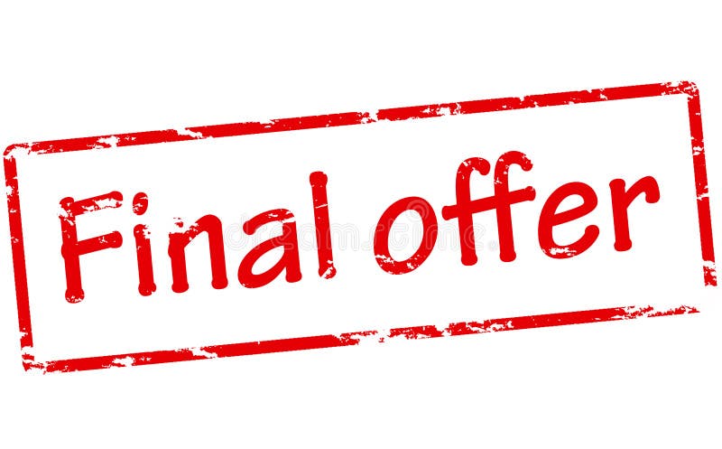 Final Offer Seventy Percent Off Stock Illustration - Illustration of ...