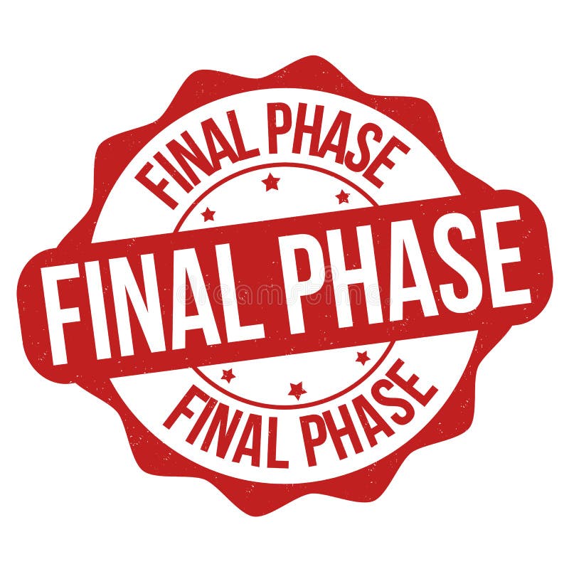 Final Phase Grunge Rubber Stamp Stock Vector - Illustration of ...
