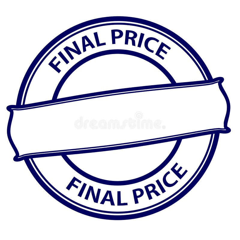 Final price tag stock vector. Illustration of bargain - 80182431