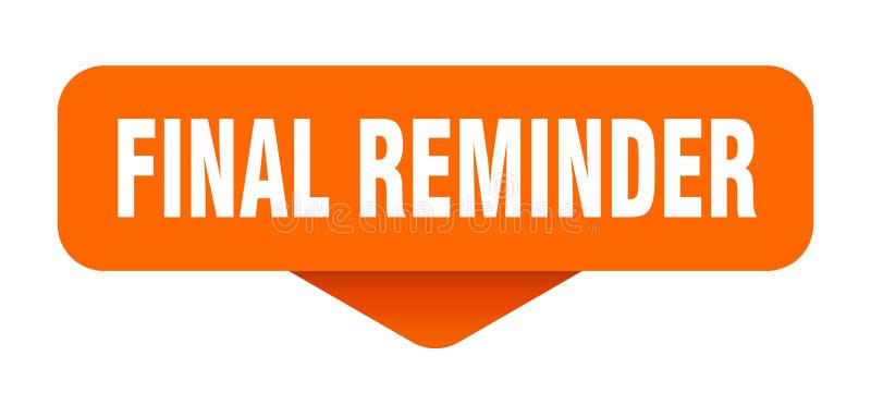 Reminder sticker. stock vector. Illustration of sign - 153273473