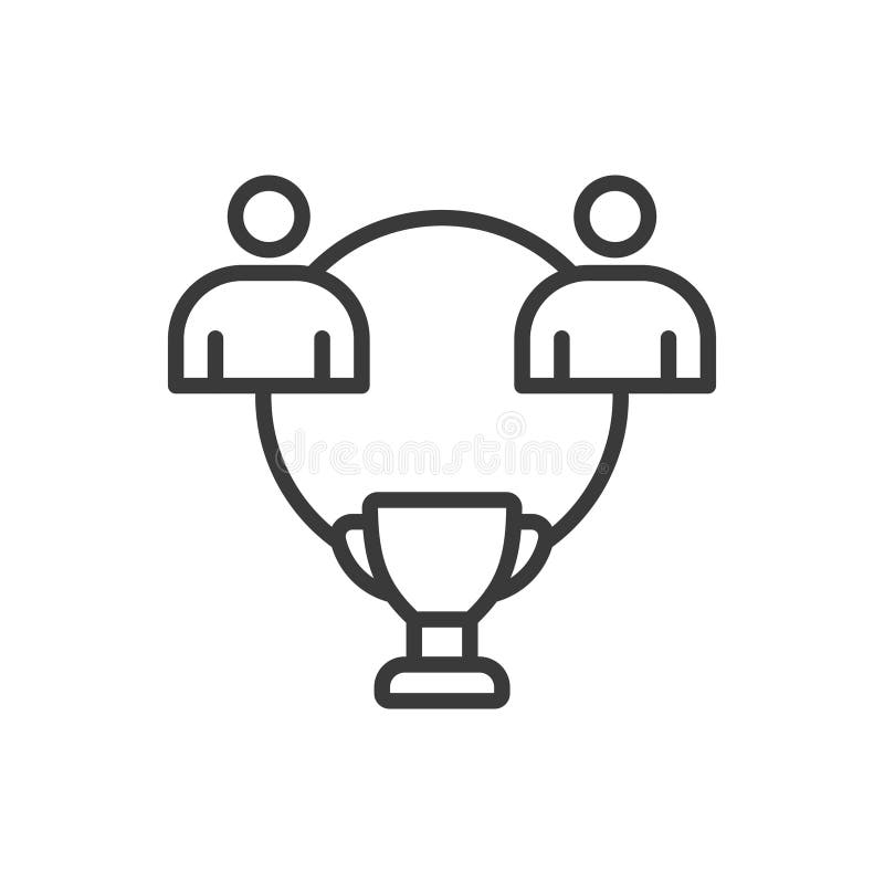 Final Round, in Line Design, Green. Competition, Victory, Challenge ...