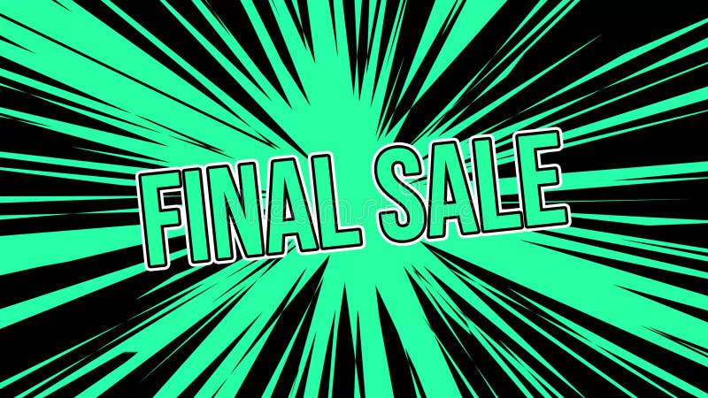 Final Sale Text Animation Background V02 Stock Footage - Video of final ...