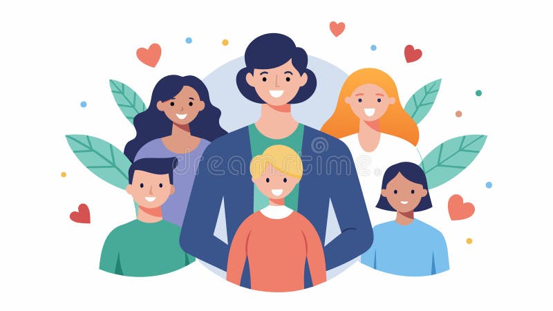 In the Final Sketch the Person is Surrounded by Loved Ones Symbolizing ...