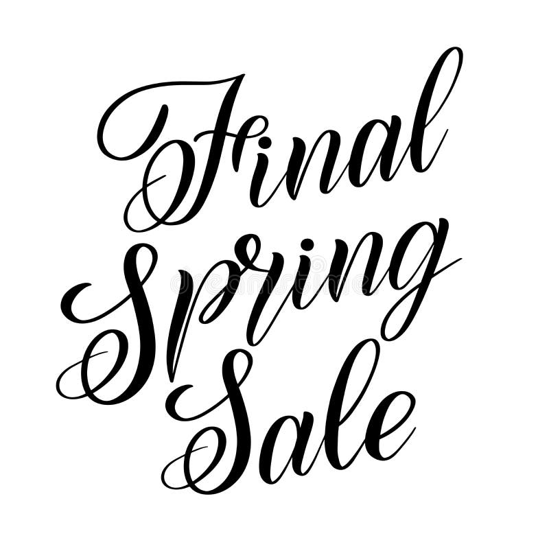 Spring Cursive Stock Illustrations – 1,260 Spring Cursive Stock ...