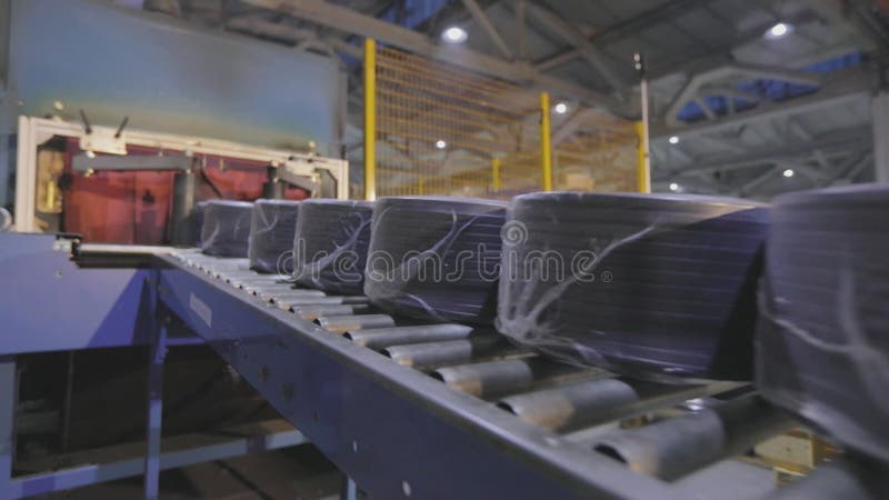 Cable Production Process, Mechanism in a Cable Factory. Twisting the ...