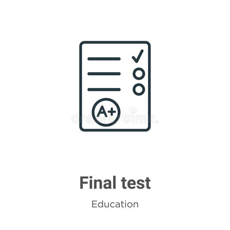 Final Test Icon Stock Illustrations – 419 Final Test Icon Stock ...