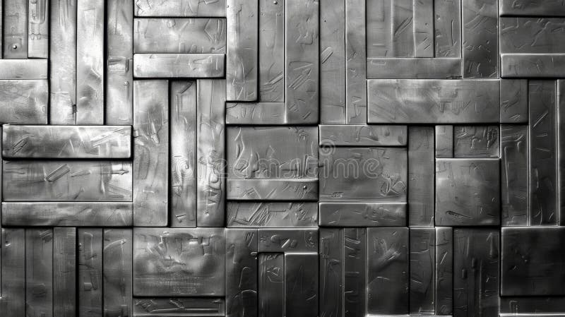 The Final Texture Image Depicts a Bold and Striking Embossed Metal ...