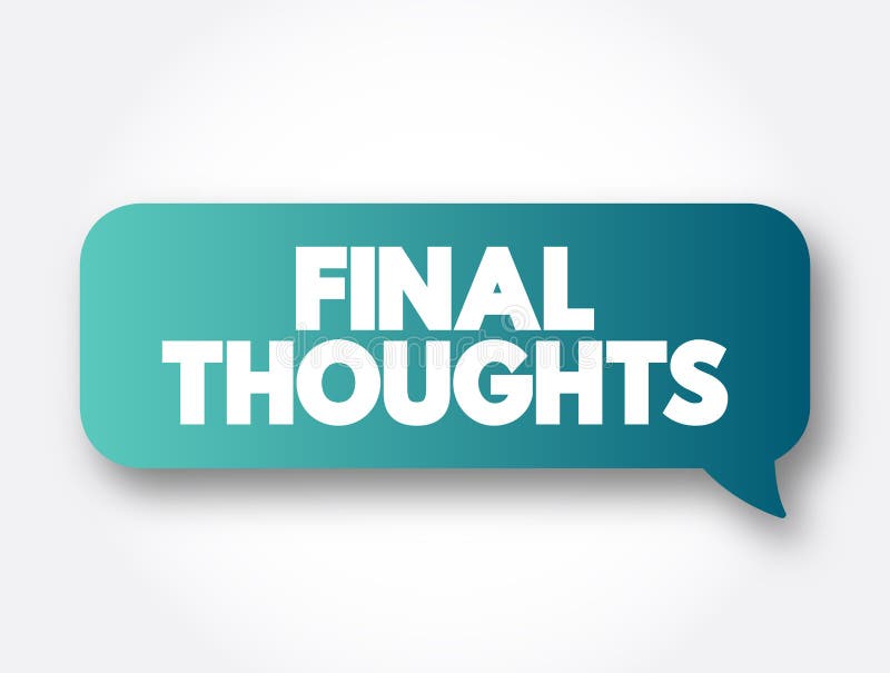 Final Thoughts Stock Illustrations – 251 Final Thoughts Stock ...