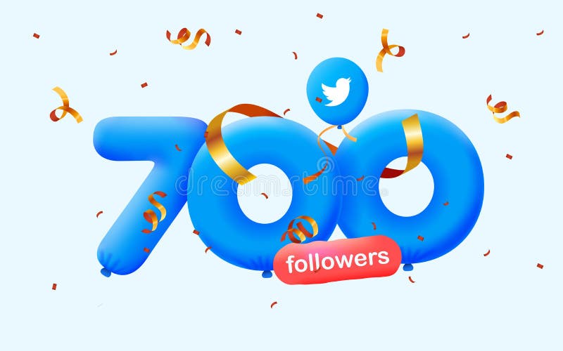 700 Followers Stock Illustrations – 76 700 Followers Stock ...