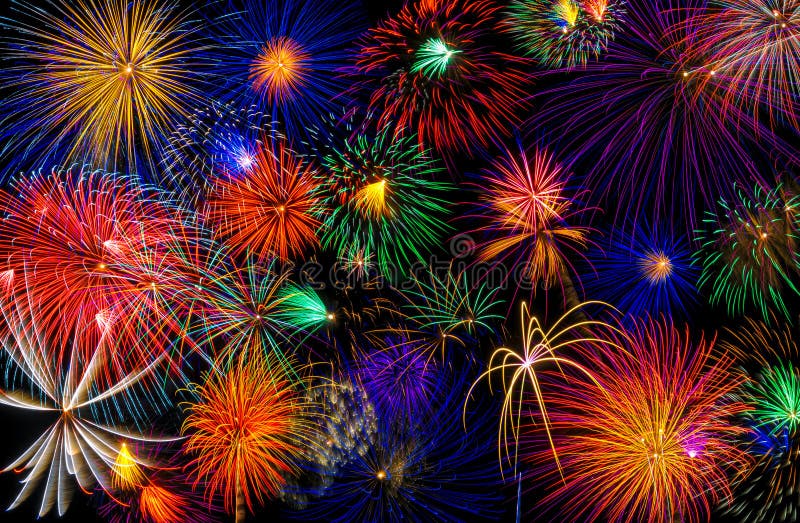 Finale stock photo. Image of yellow, green, spark, pink - 83268906