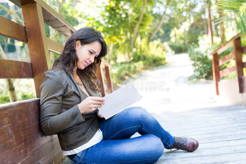 Finally ! a day off! stock photo. Image of outside, book - 81283472