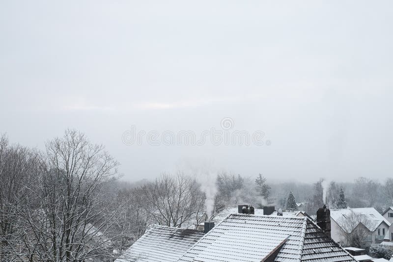 Atmospheric Phenomenon, Snow, Winter, Sky Stock Image - Image of foggy ...