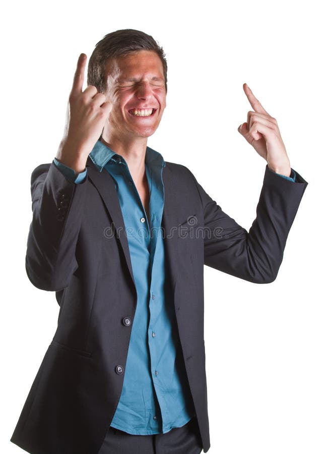 Finally i can celebrate it stock image. Image of expression - 19209411