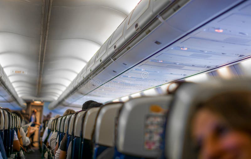 Passengers Wait for the Plane To Depart Stock Photo - Image of cheap ...